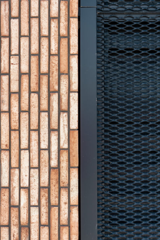 Substation in Orange Brick from Waste in Amsterdam - FRONT®