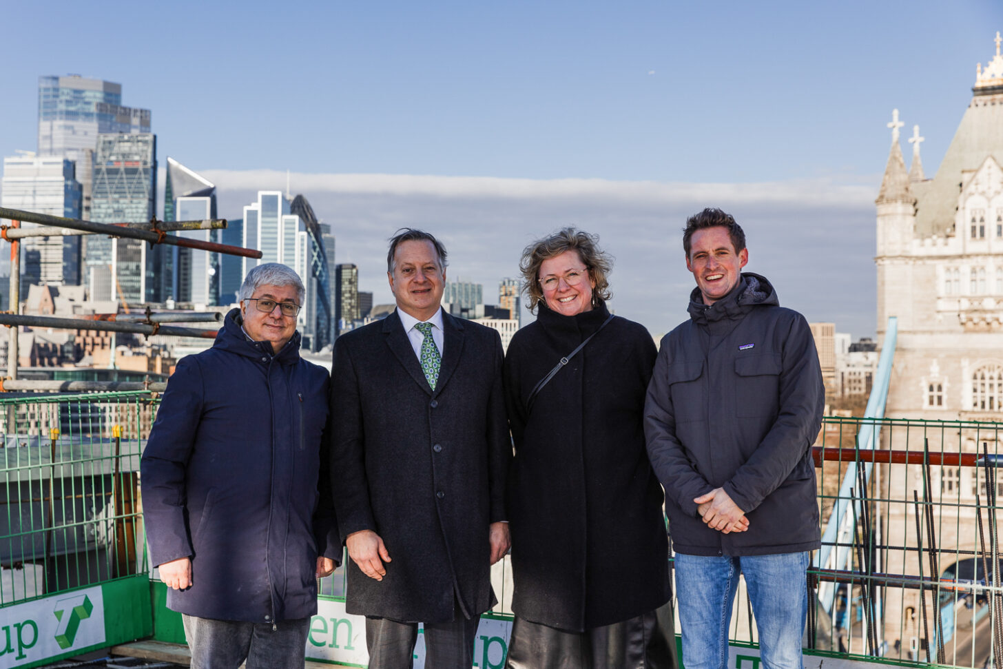 FRONT Attends TBC.London Topping Out Ceremony