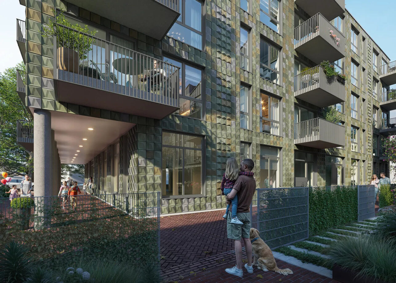 Pretty Plastic Facade at Residential Building in Breda - FRONT® Materials