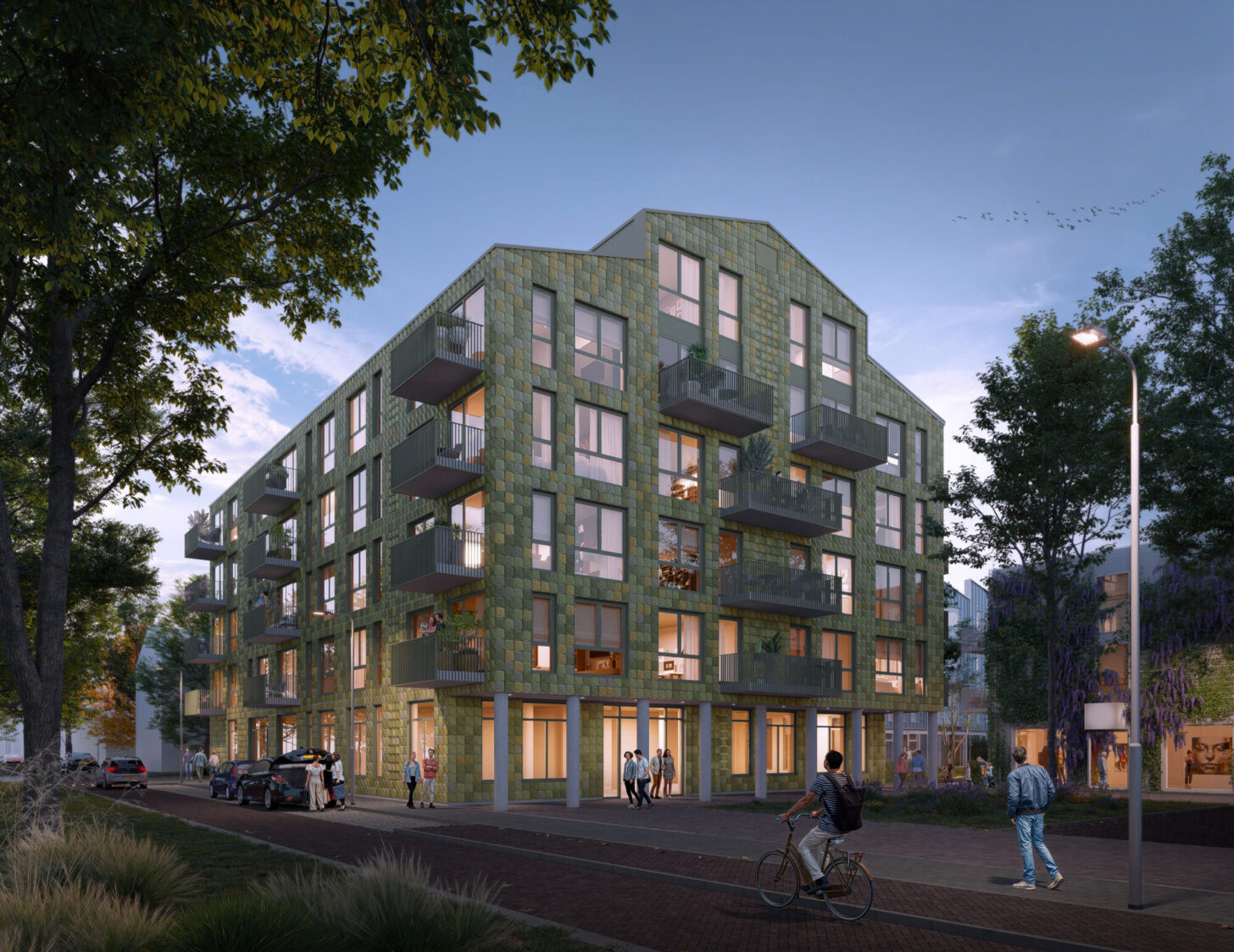 Pretty Plastic Facade at Residential Building in Breda - FRONT® Materials